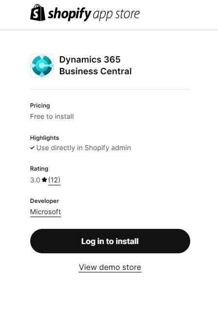 Integrate Dynamics 365 Business Central with Shopify